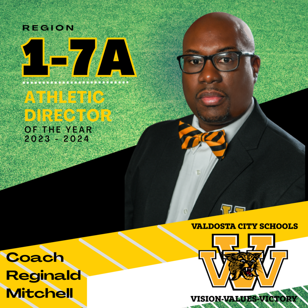 Mitchell Named Region 1-7A Athletic Director of the Year | Valdosta ...