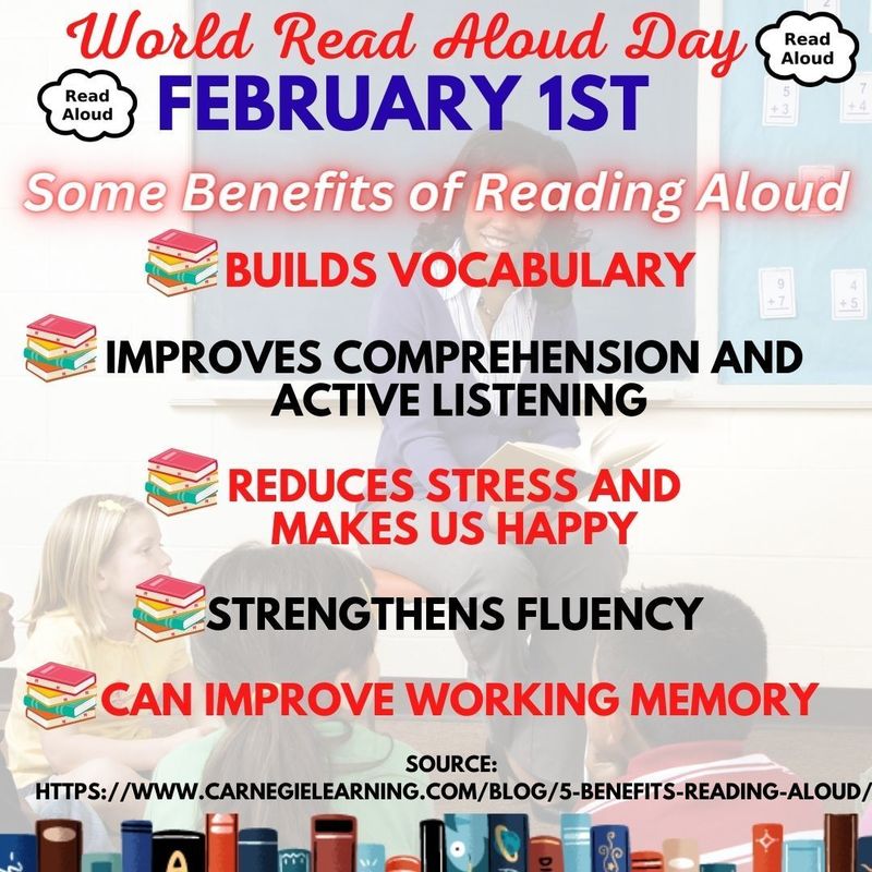 World Read Aloud Day, February 1, 2023 | J.L. Newbern Middle School